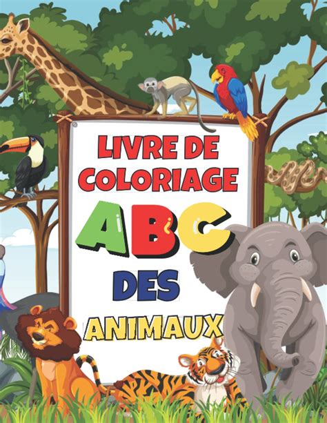 Buy Livre De Coloriage ABC Des Animaux Cahier De Coloriage Alphabet