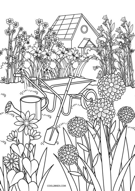 Ausmalbilder Garten Malvorlagen Kostenlos Zum Ausdrucken