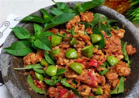 Resep Sambal Tempe Kemangi Pete Oleh Rahma Bunda Radit Rafa Cookpad