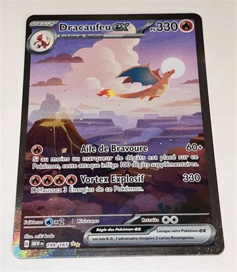 Carte Pok Mon Dracaufeu Ex Full Art Alternative Ev Neuf