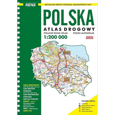 ATLAS POLSKI DROGOWY SKALA 1 200 000