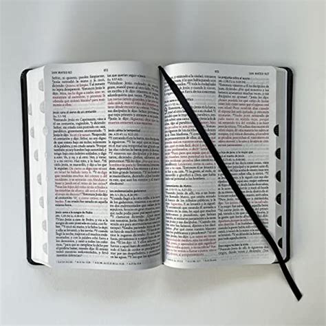 Biblia RVR 1960 letra grande tamaño manual tapa dura León de J