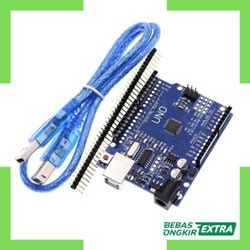 Jual Arduino UNO R3 ATMEGA328 SMD CH340 Pin Header Kabel USB Kota