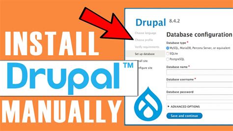 How To Install Drupal Manually YouTube