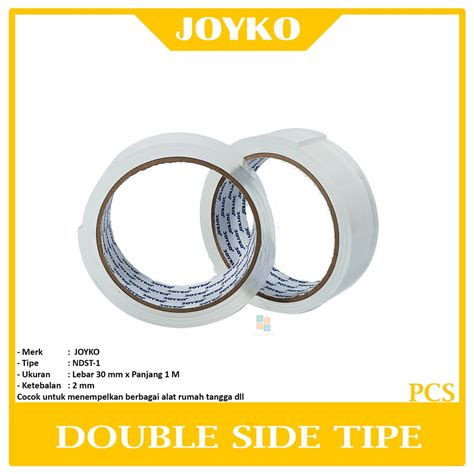 Jual JOYKO Nano Double Sided Tape Pita Perekat Dua Sisi NDST 1 Pcs