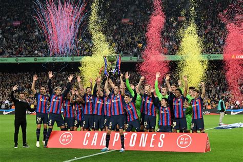 Ben Jacobs On Twitter Barcelona Lift Their 27th LaLiga Trophy