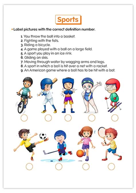 Sport En Anglais Calendrier Su