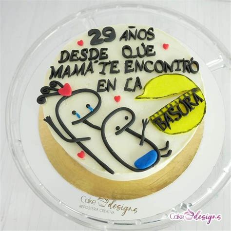 Mini tarta Desde que mamá te encontró en la basura Cake Designs
