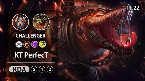 Kt Perfect Lol Top Renekton Kr Challenger Patch