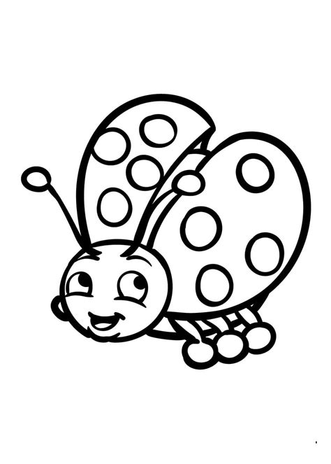 Desenhos Para Imprimir Joaninha Para Colorir Desenhos De Insectos
