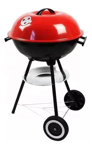 Parrilla Asador De Carbon Circular Kettle Portatil Factura Env O Gratis