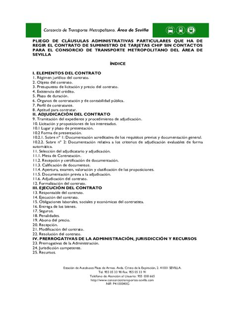 Completable En línea Modelo de Pliego de Clusulas Administrativas