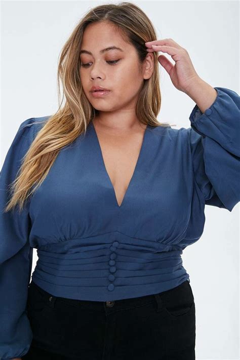Pin By Kate O Brien On Fatshion Forever21 Tops Crepe Top Top Outfits