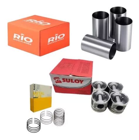 Kit Motor Camisa Pistao Aneis L200 Triton Pajero 3 2 16v Std