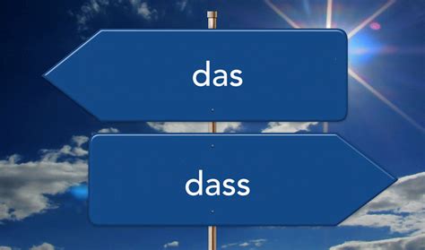 das oder dass Regeln Beispiele und Onlineübungen Deutsch üben