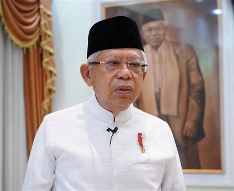 Wapres Kiai Ma Ruf Amin Nanti Penduduk Surga Kebanyakan Bangsa