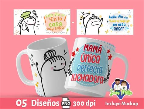PLANTILLAS TAZAS DIA DE LA MADRE DE FLORK
