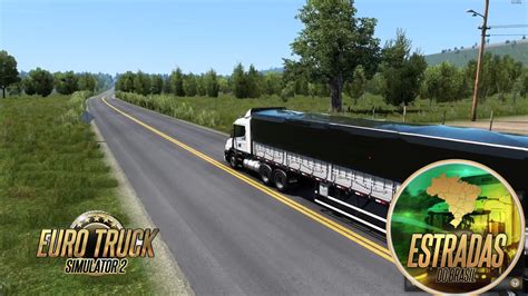 Euro Truck Simulator 2 Rodando No Mapa Estradas Do Brasil EBR 2