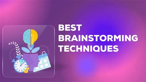 13 Effective Brainstorming Techniques And Methods PM Study Circle