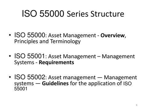 PPT DOD Counterfeit Parts The ISO 55000 Asset Management System