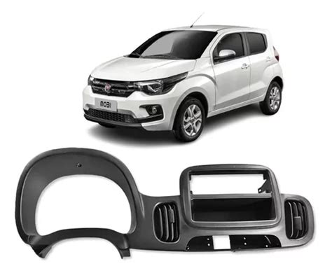 Fiat Moldura Painel Central Acabamento Radio 1 DIN Negro MercadoLibre