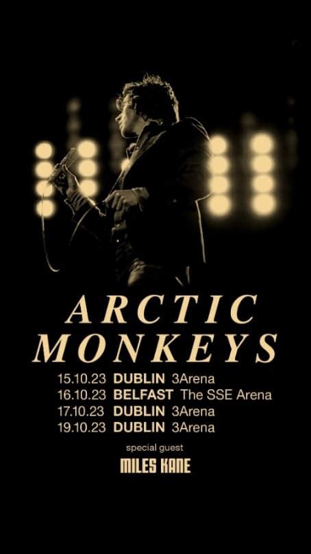 Arctic Monkeys Announce Tour Finale Shows In Dublin Belfast