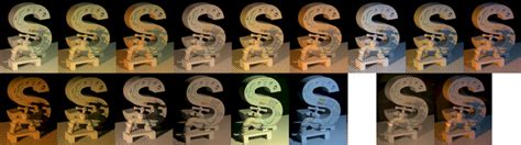 an example of the 17 different illumination conditions diffuse download scientific diagram