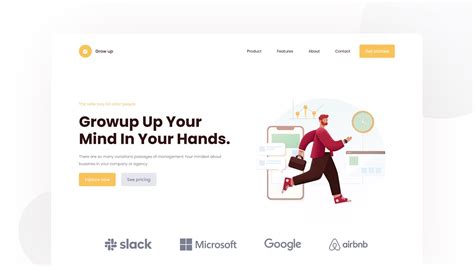 Clean Design Hero Section Ui With Bootstrap Youtube