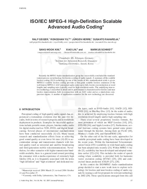 pdf iso iec mpeg 4 high definition scalable advanced audio coding rongshan yu