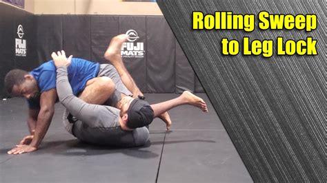 Rolling Sweep To Leg Lock Youtube