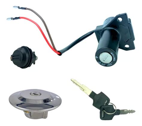Kit Chave Ignição Trava Tampa Xtz Ybr Factor 125 09 Á 12