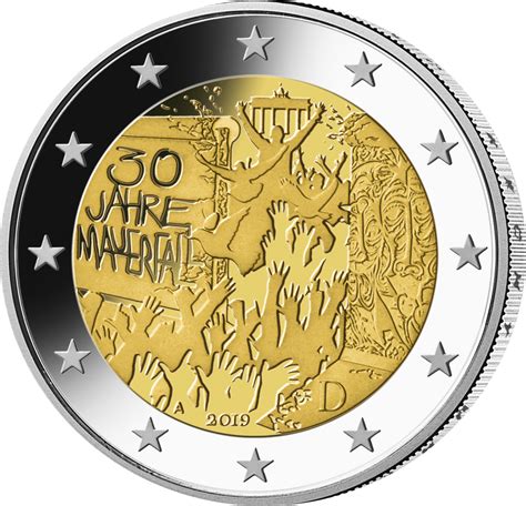 30 Jahre Mauerfall 2 Münze 2019 Meine Münze