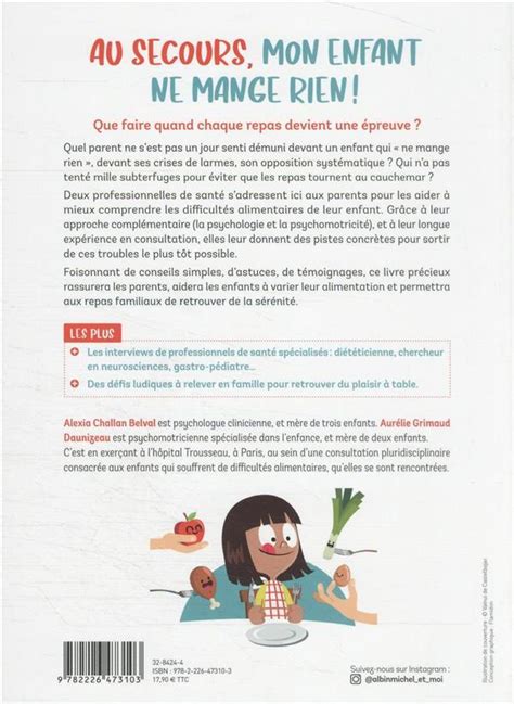 Au secours mon enfant ne mange rien toutes les clés pour des repas