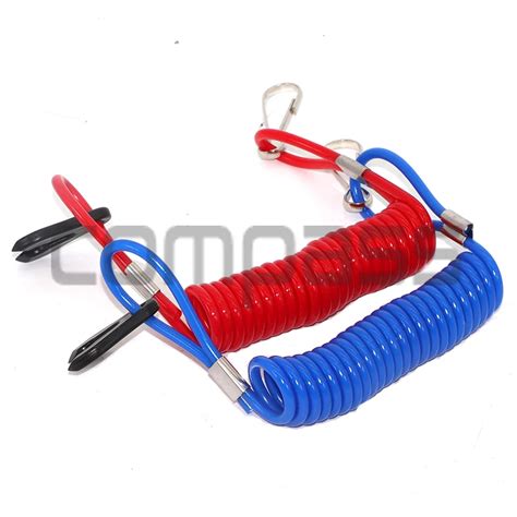 1pcs Motor Boat Kill Stop Switch And Safety Tether Lanyard For Yamaha
