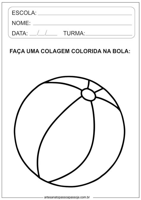 11 Atividades de colagem para educação infantil Artesanato Passo a Passo