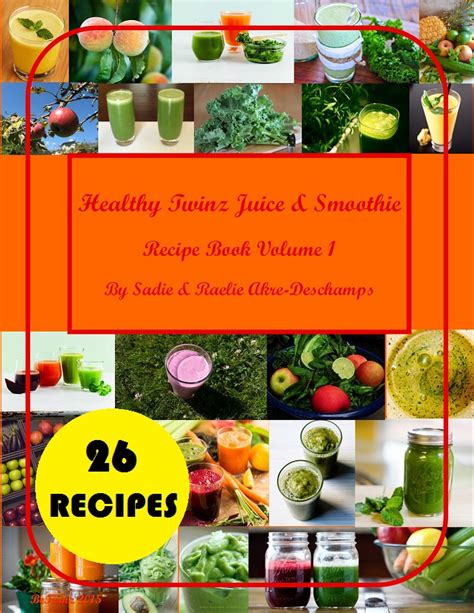 Healthy Twinz Juice Smoothie Recipe Book Volume Payhip