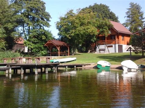 Atrakcyjny Domek Nad Samym Jeziorem Mazury