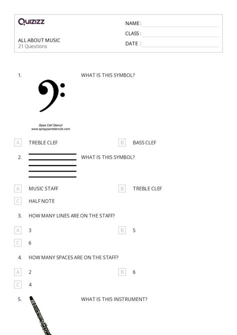 50 Fine Arts Worksheets For 1st Grade On Quizizz Free Printable