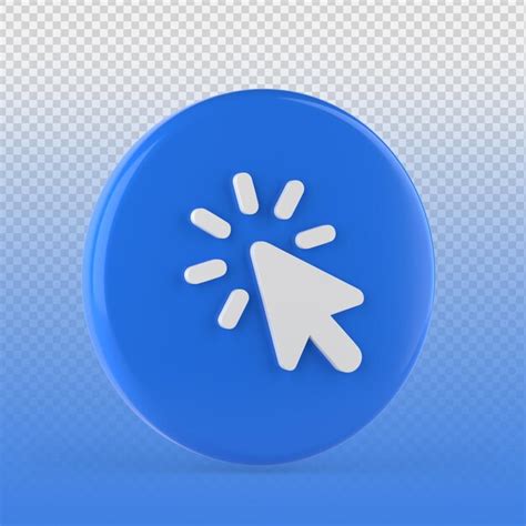 Premium Psd Cursor Pointer D Ui Icon