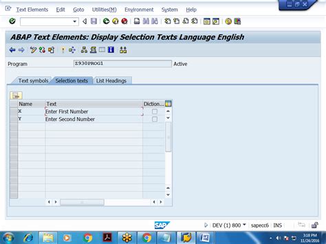 Sap Abap Keywords