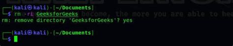 How To Remove Directory In Linux Geeksforgeeks