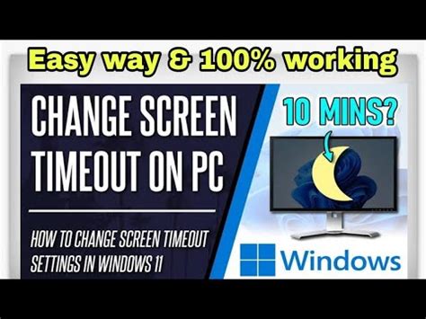 How To Change Screen Time Out On Windows 10 11 2023 Hriant360 YouTube