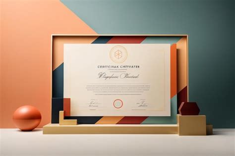 Premium Ai Image Modern Certificate Of Appreciation Design
