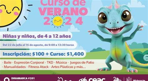DIF DIF Michoacán abre inscripciones para su curso de verano 2024