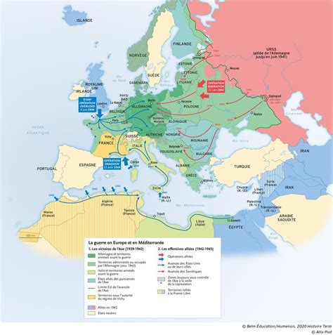 Décrypter 30 imagen carte europe seconde guerre mondiale fr
