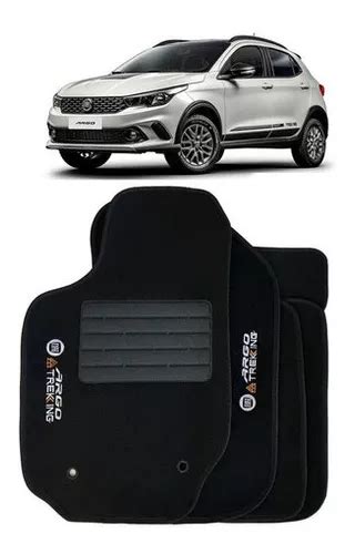 Tapete Carpete Fiat Argo Trekking Grafite Parcelamento Sem