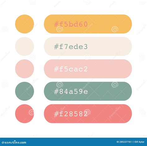 Pink Blue Yellow Color Palette Pastel Colors Catalog Color Matching
