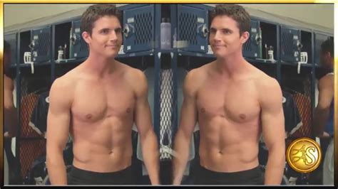 All About Shirtless Robbie Amell Pec Bounce Spectacular 1080p HD