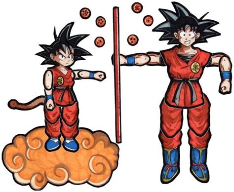 PAPERMAU Dragon Ball Z Goku Articulated Paper Doll By Awake2dreaM