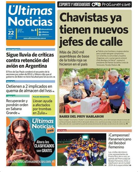 Peri Dico Ltimas Noticias Venezuela Peri Dicos De Venezuela